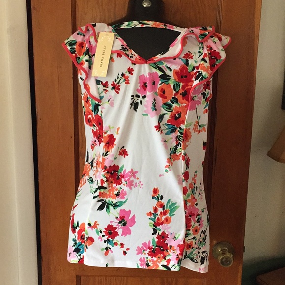 Diana Belle | Tops | Diana Belle Top Blouse Sleeveless Nwt | Poshmark